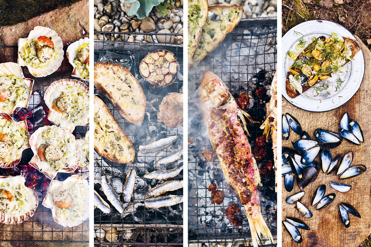 Four Fresh Fish Recipes Cooked Over Fire | Living North