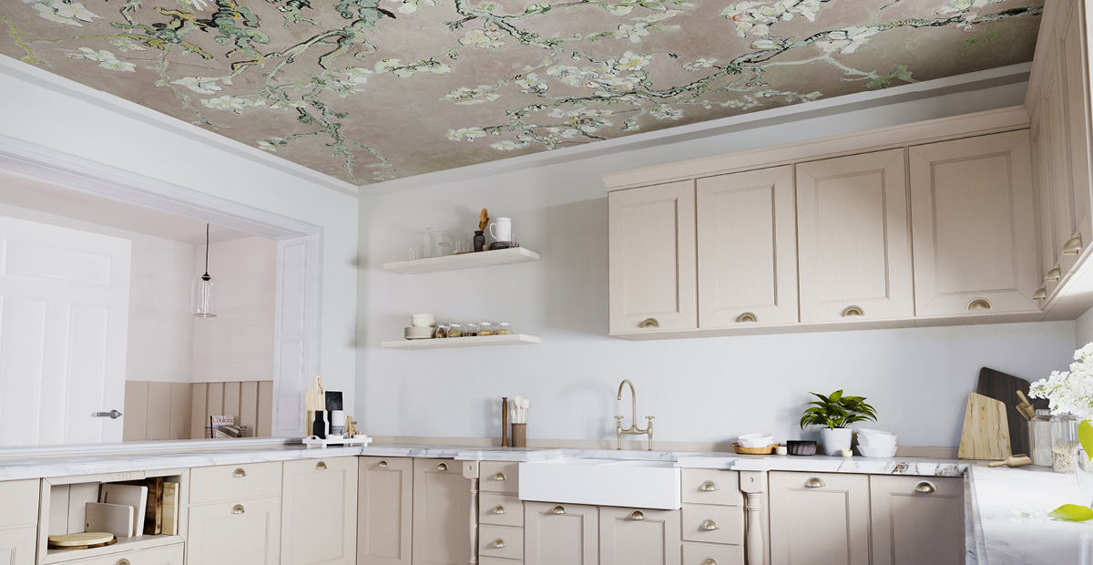 How to Master the Latest Trend of Ceiling Wallpaper | Living North