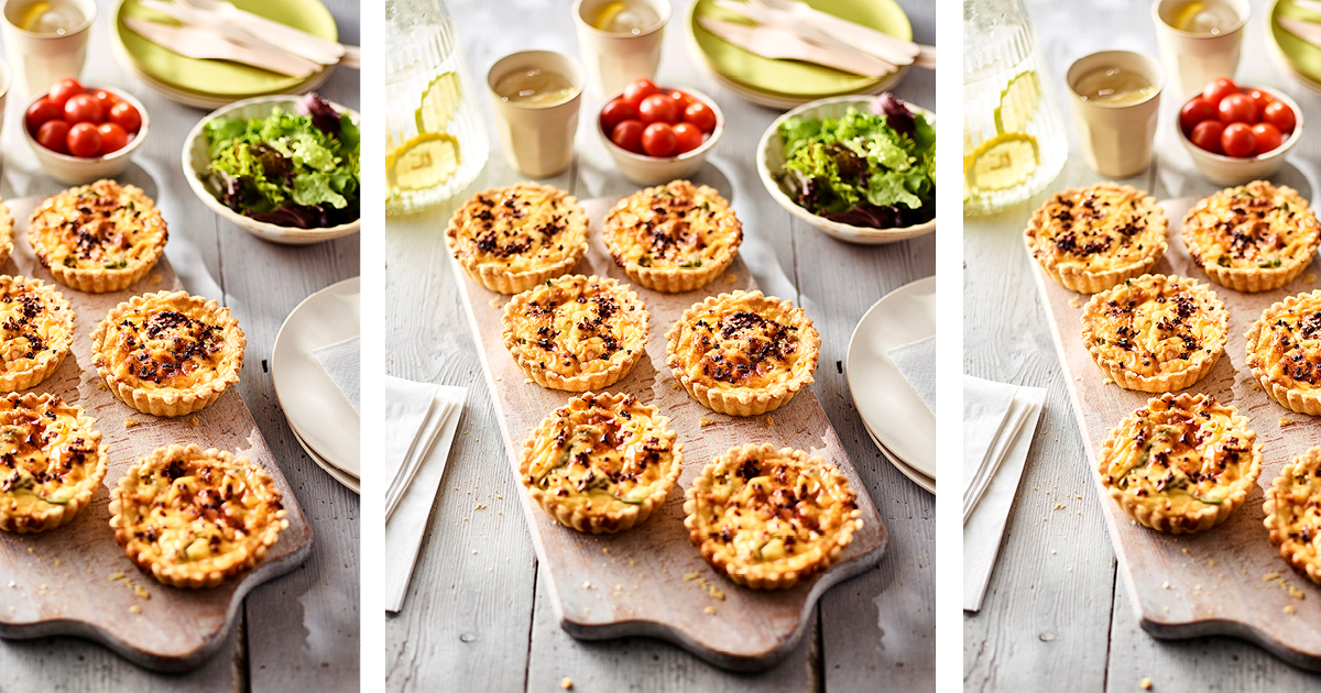 Picnic Quiches with Asparagus and Gruyere | Living North
