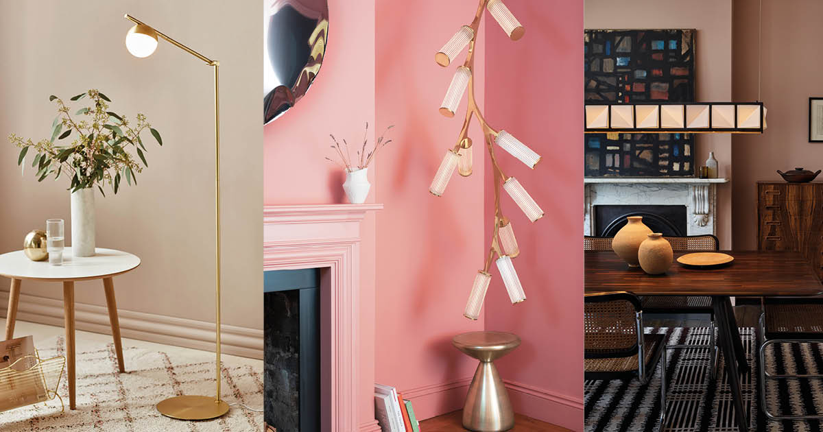 Gold Lighting from At Home Furnishings, Habitat at Sainsbury's and More ...