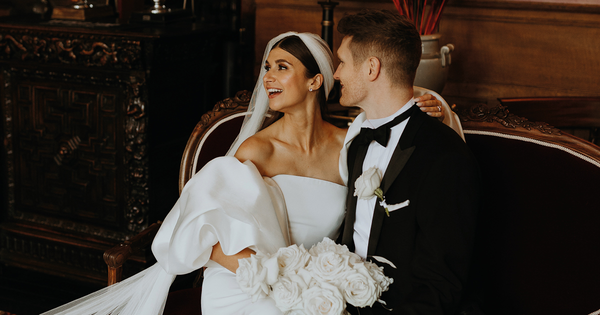 Real Wedding: Art and Design Inspired This Couple to Marry at The ...