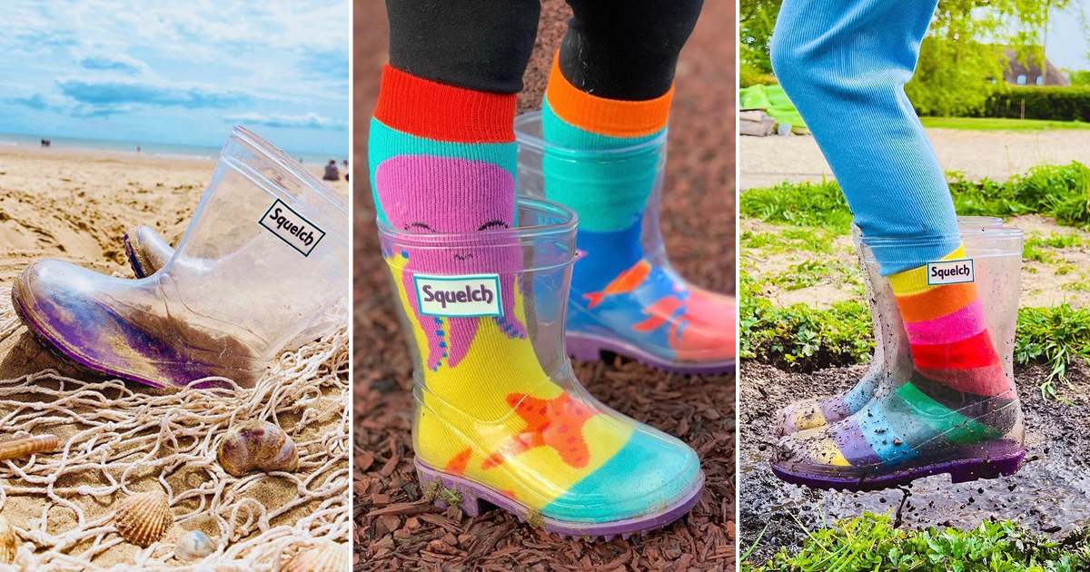 Transparent Wellies and Funky Socks for Kids from Alnwick ...