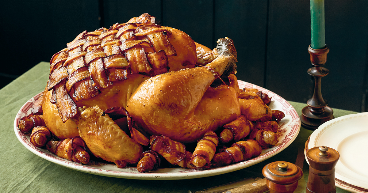 How to Make Roast Turkey with a Bacon Lattice | Living North
