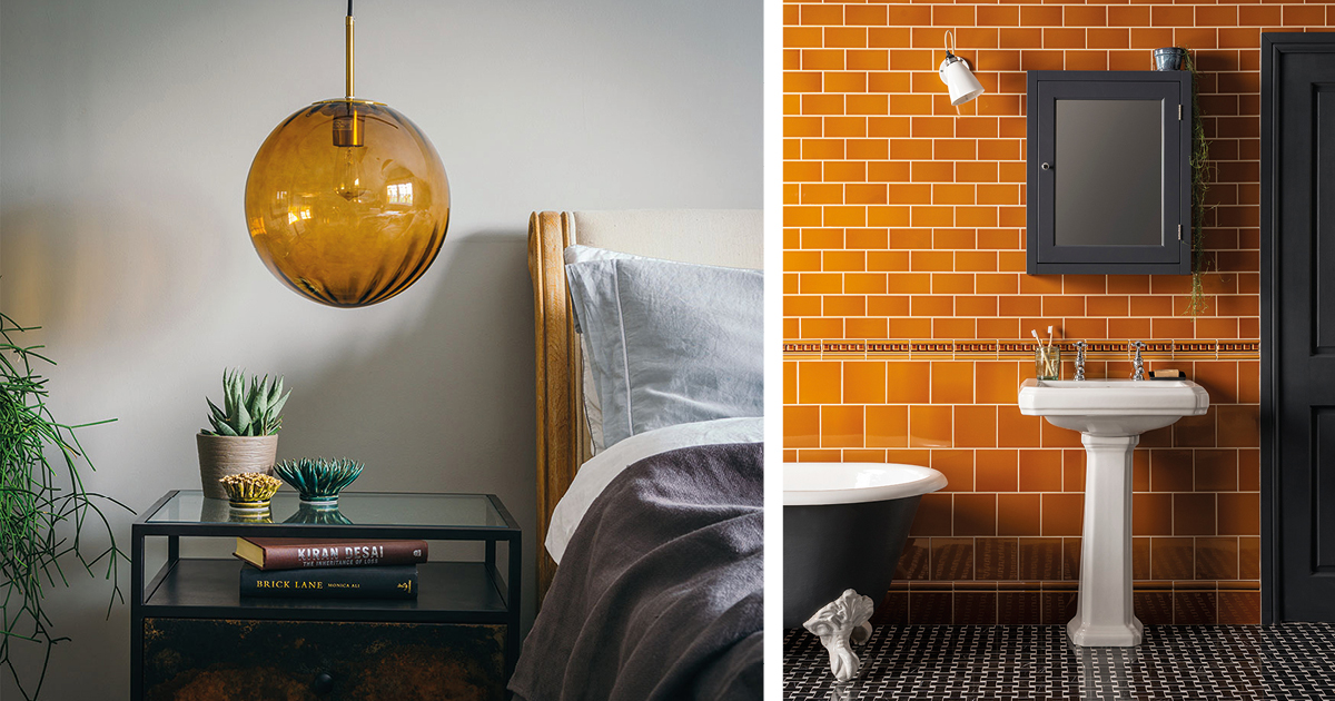 How to Add Warmth to a Room with Amber Accessories from Nkuku, LSA ...