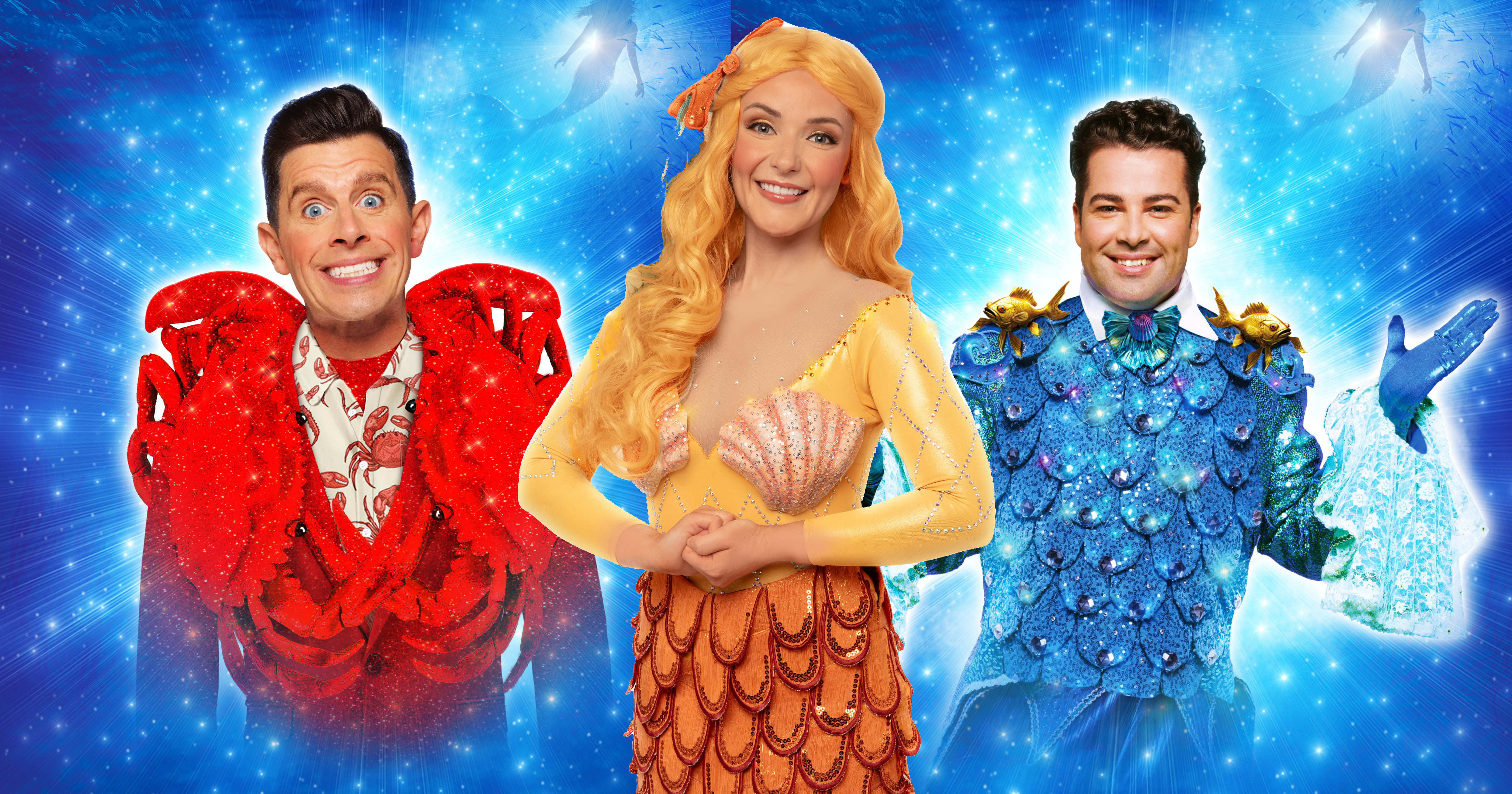 Theatre Royal Newcastle Panto 2024, The Little Mermaid starring Danny ...