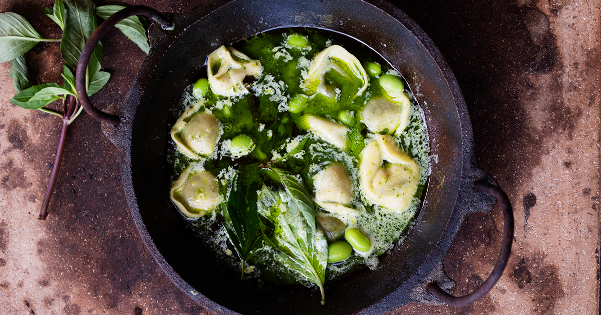 Easy Recipe for Fresh Green Ravioli Curry for Spring | Living North